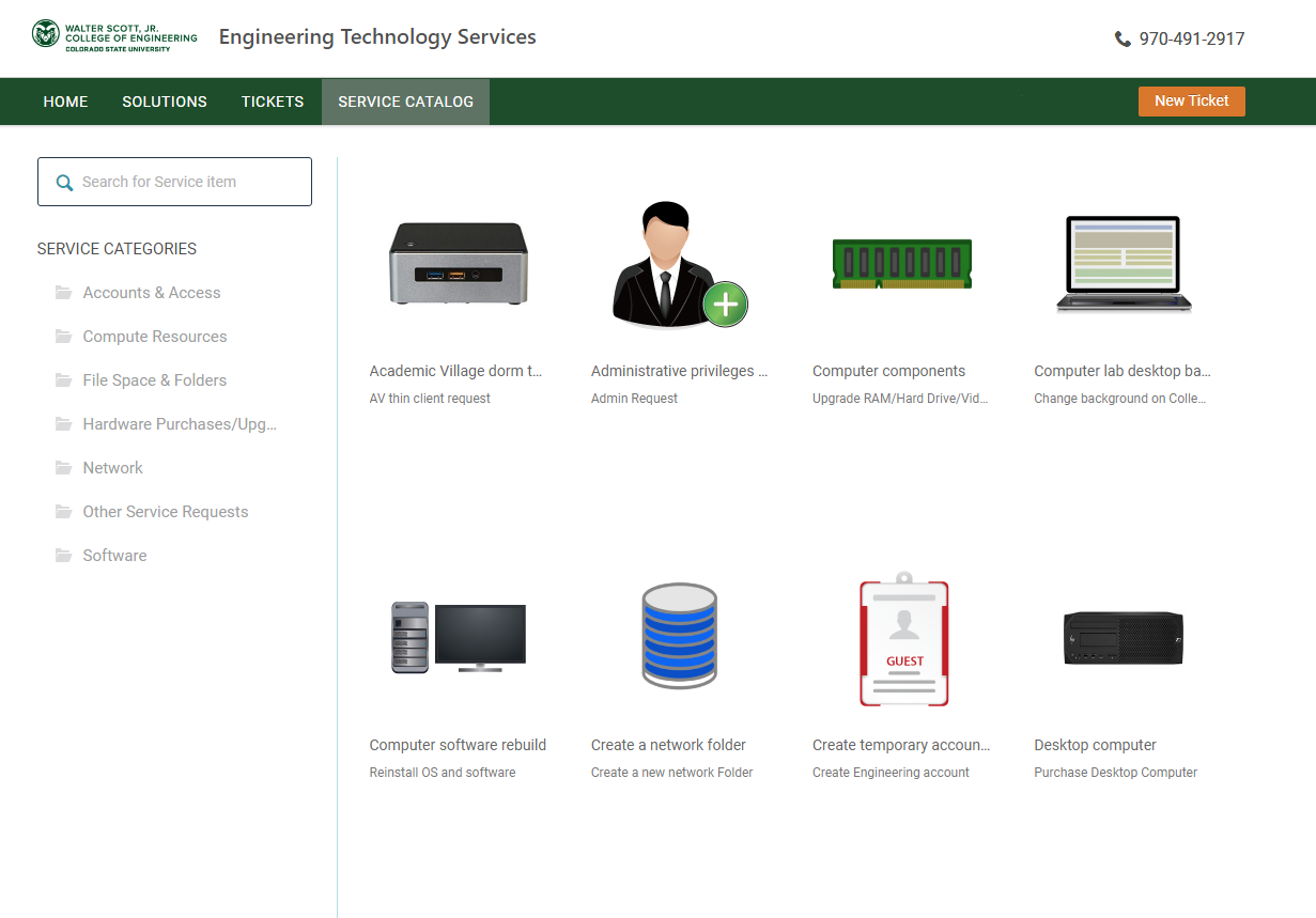 Freshservice – Engineering Technology Services